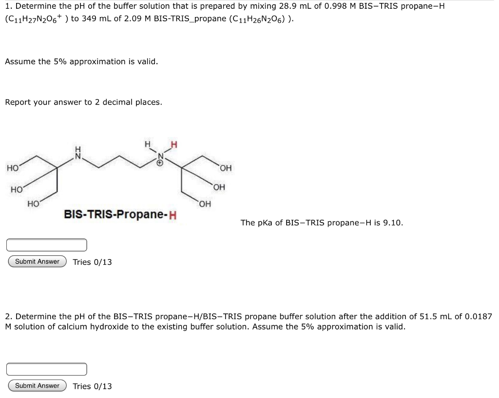 Solved 1. Determine the pH of the buffer solution that is | Chegg.com