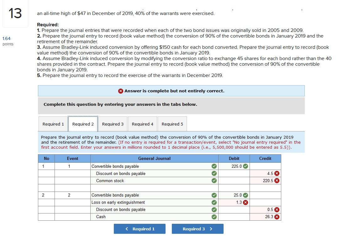 Solved Problem 14-19 Convertible bonds; induced conversion; | Chegg.com