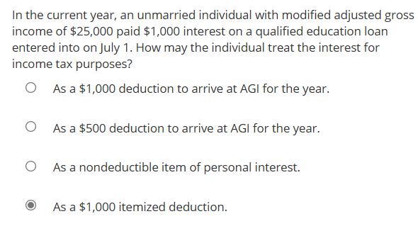 Solved In ﻿the current year, an ﻿unmarried individual with | Chegg.com