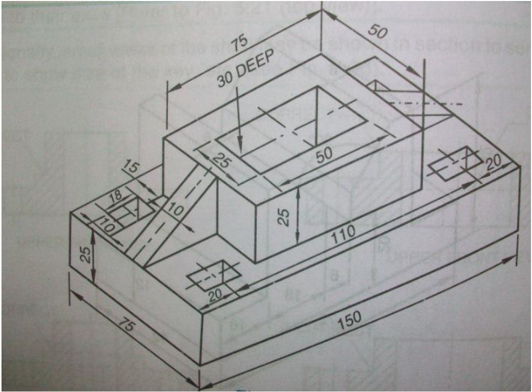 Solved A Figure 2 shows an isometric view of an object. | Chegg.com