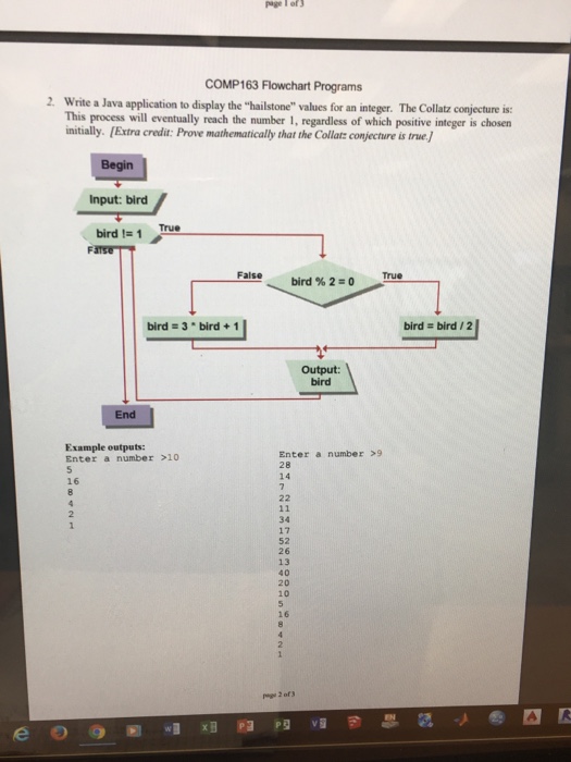 Solved COMP163 Flowchart Programs 2. Write a Java | Chegg.com