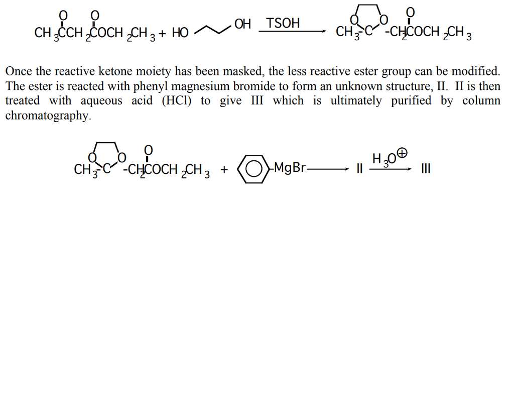 Solved OH TSOH Once the reactive ketone moiety has been | Chegg.com