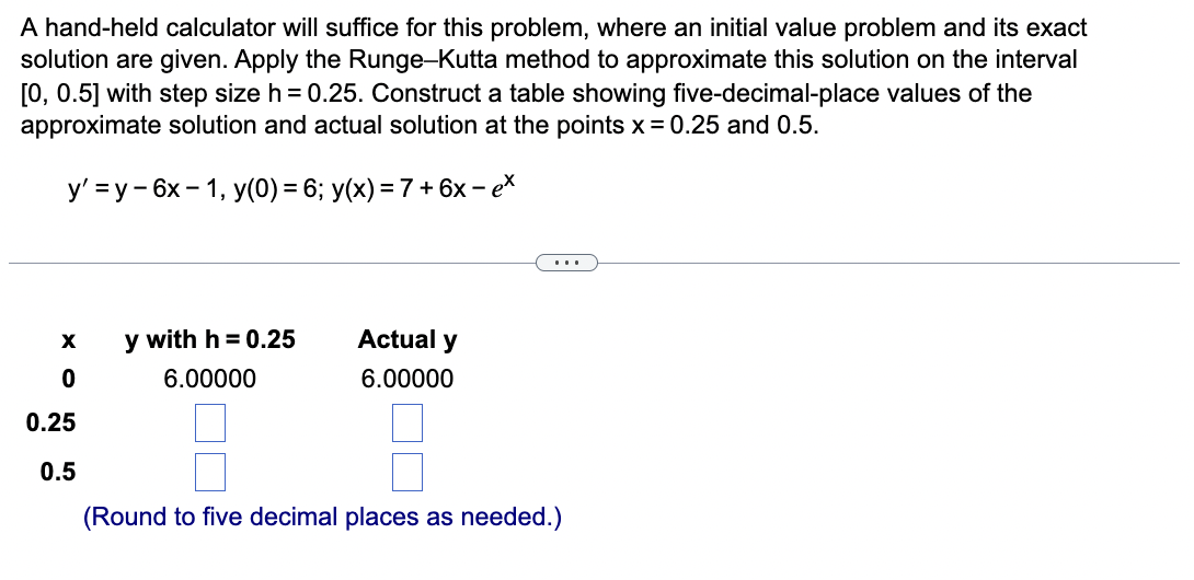A hand-held calculator will suffice for this problem, | Chegg.com