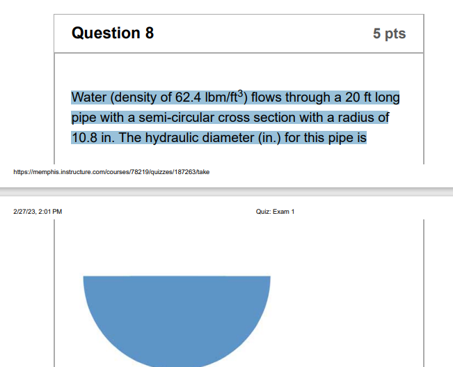 Solved https://memphis.instructure.com/courses/78219/quizzes | Chegg.com