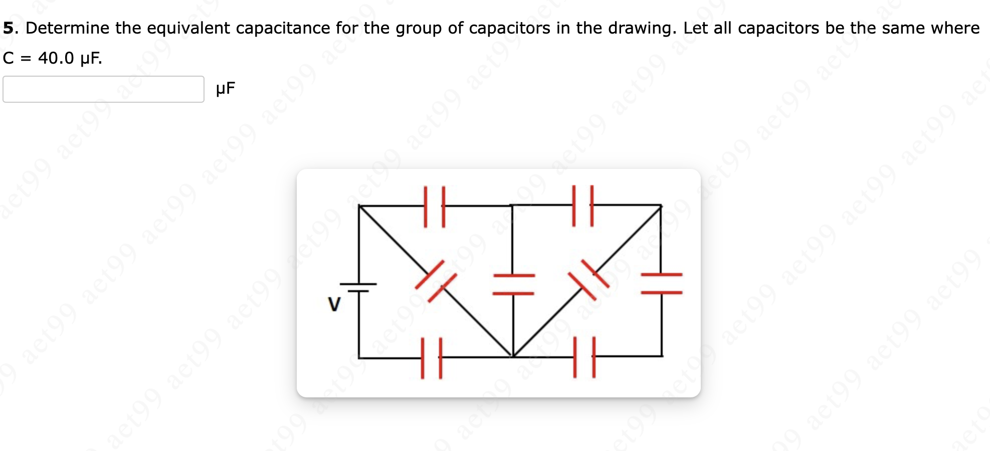 Solved Determine the equivalent capacitance for the group of | Chegg.com