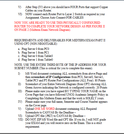 Solved Your task in this Assignment I) Use IP Address | Chegg.com