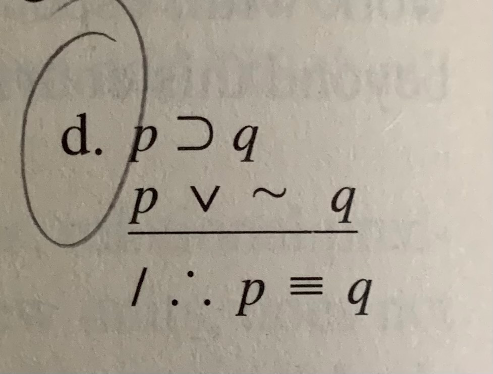 Solved Use the full truth table method to determine whether | Chegg.com