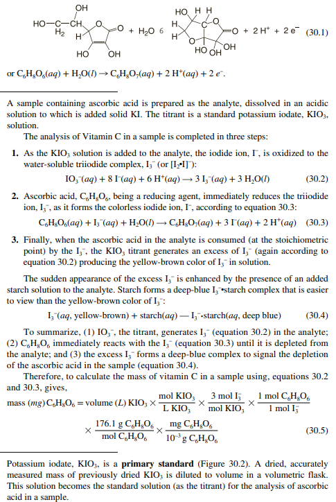or C6H8O6(aq)+H2O(l)→C6H8O7(aq)+2H+(aq)+2e−. A | Chegg.com