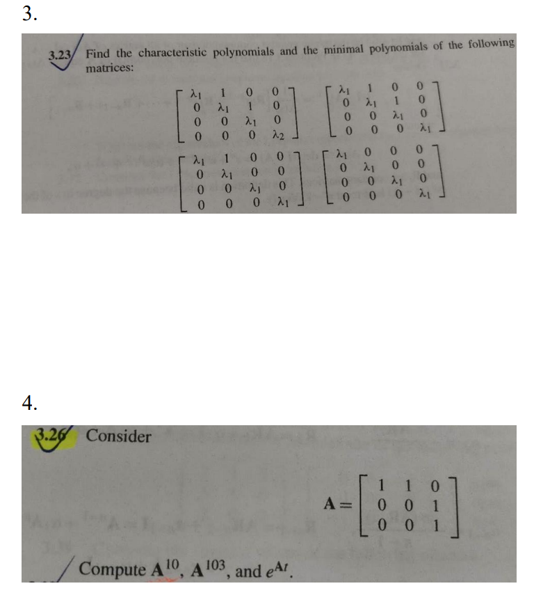 Solved Please solve the 2 following problems quickly. Write | Chegg.com