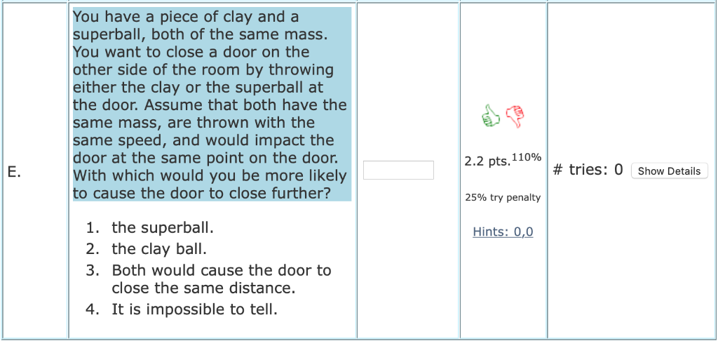 Solved Given Two Objects Such That Object 1 Has More Kinetic