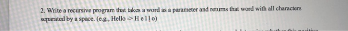 Solved java recursion help | Chegg.com