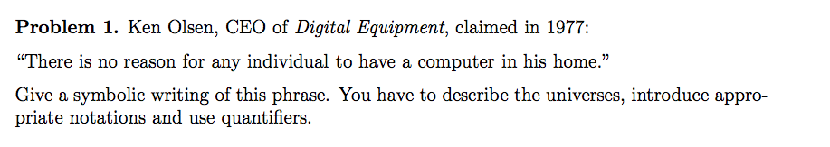 Problem 1. Ken Olsen, CEO of Digital Equipment, | Chegg.com