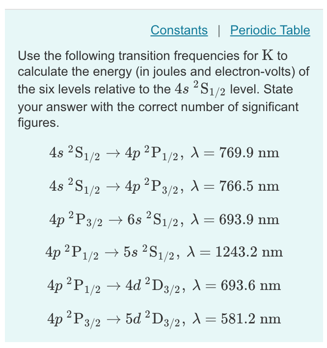 Solved Constants |Periodic Table Use the following | Chegg.com