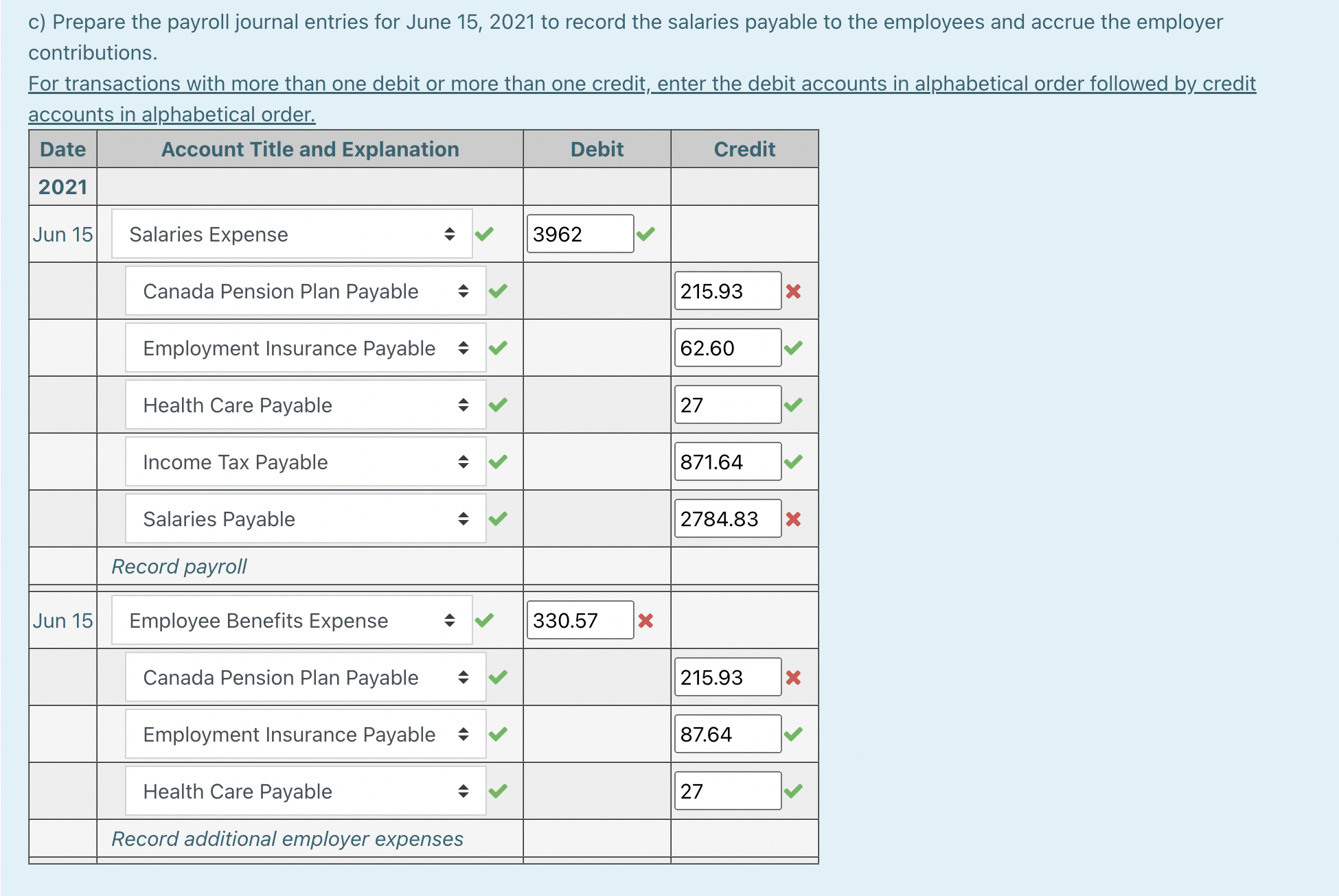 Solved \r\nb) Calculate the employer | Chegg.com