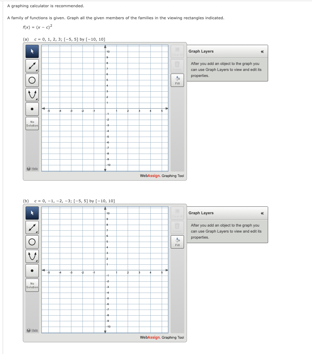 Solved A graphing calculator is recommended. A family of | Chegg.com