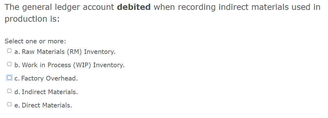 Solved The general ledger account debited when recording | Chegg.com