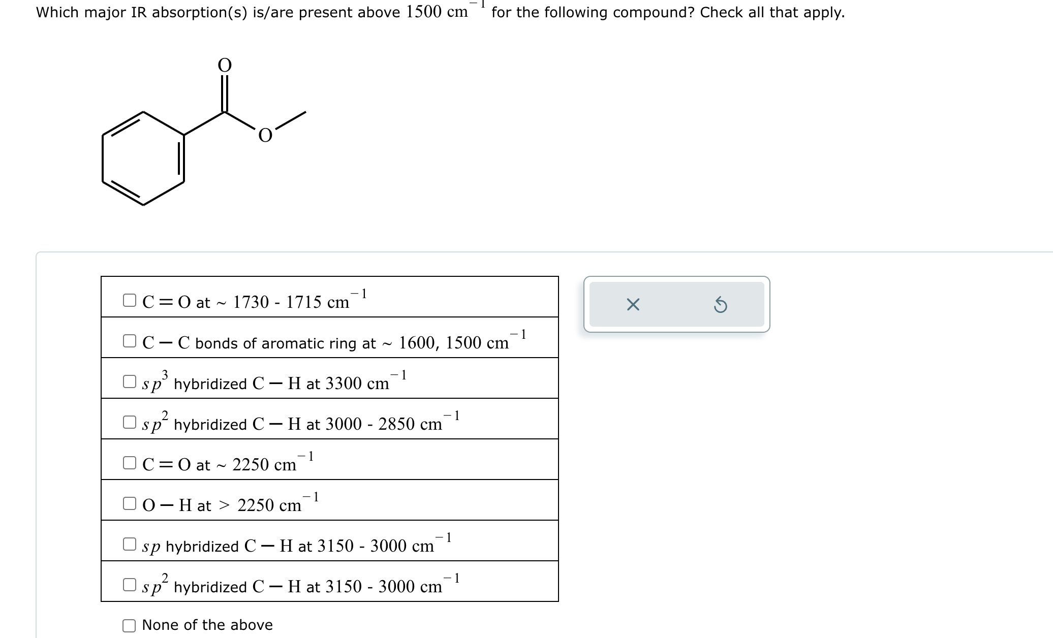 Solved Which major IR absorption(s) is/are present above | Chegg.com