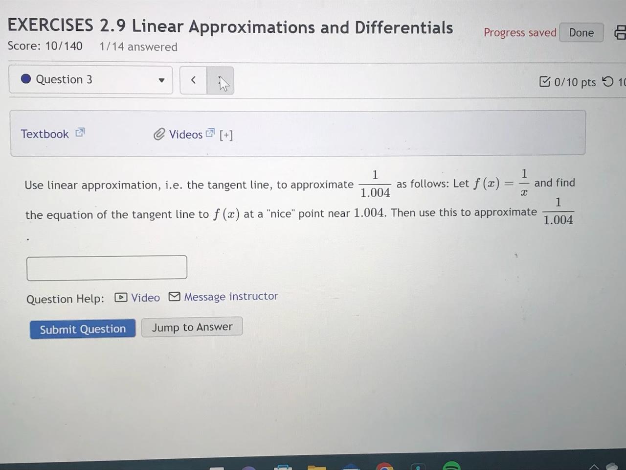 Solved EXERCISES 2.9 Linear Approximations and Differentials | Chegg.com