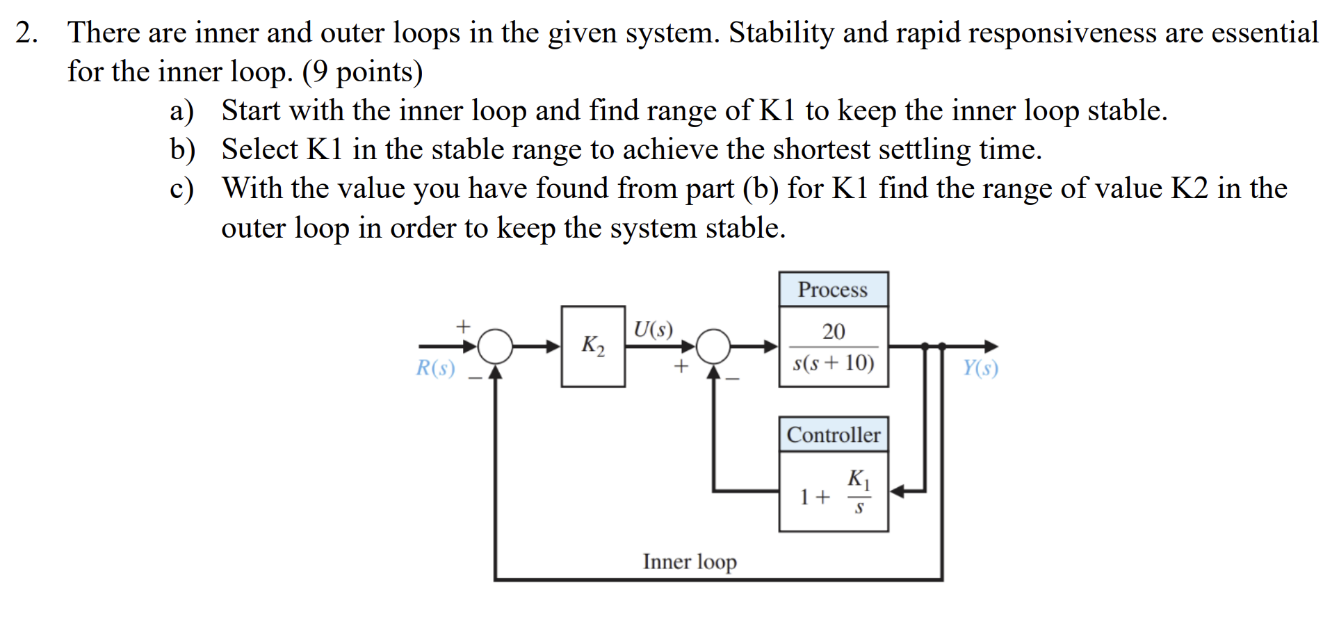 Solved 2. ﻿There are inner and outer loops in the given | Chegg.com