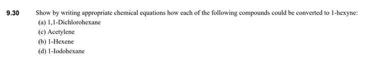 Solved .30 Show by writing appropriate chemical equations | Chegg.com