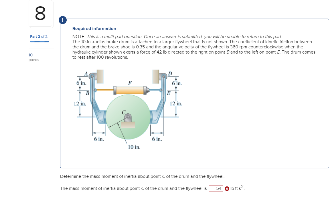Solved Required information Part 2 of 2 NOTE: This is a | Chegg.com