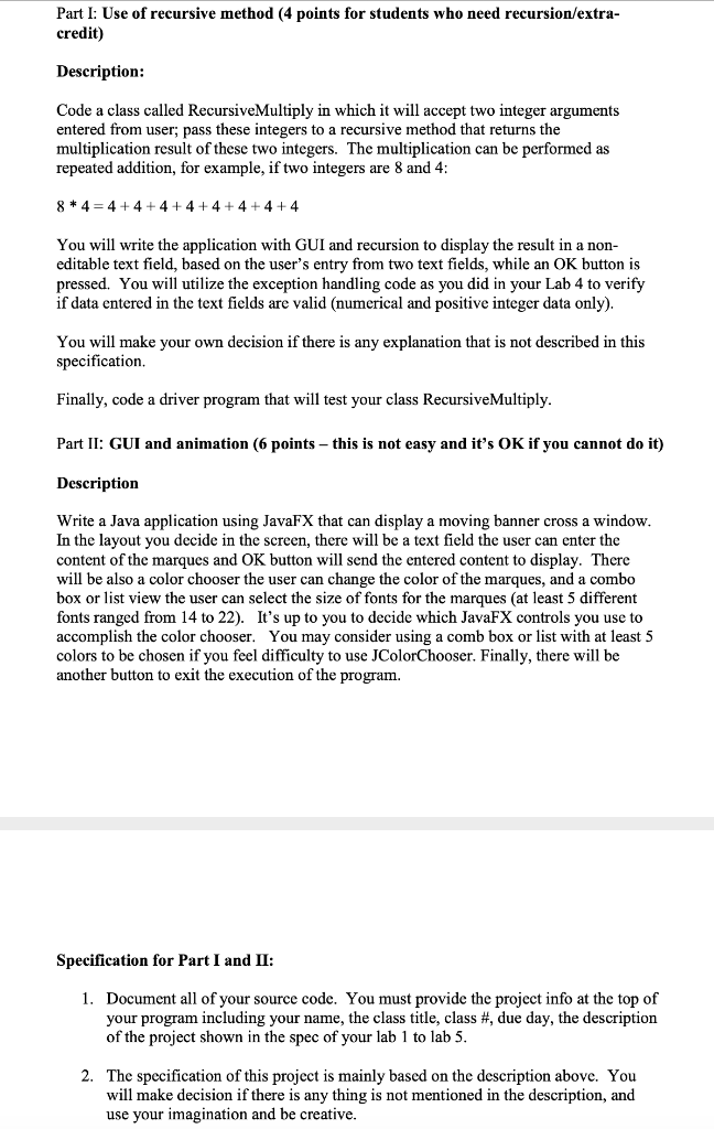 Solved The language is JAVA. also need a class | Chegg.com