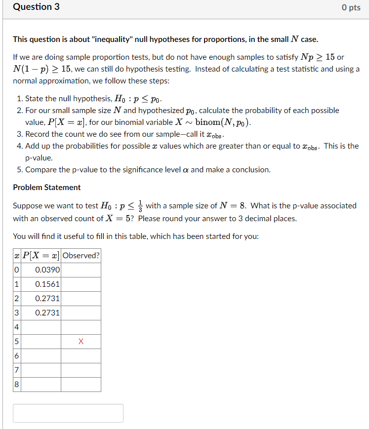 Solved This question is about "inequality" null hypotheses | Chegg.com
