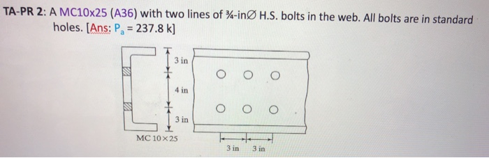 Solved Determine Pa (available tensile strength) as per the | Chegg.com