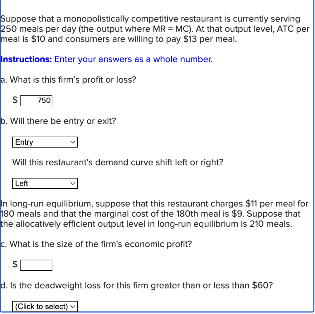 Solved Suppose that a monopolistically competitive | Chegg.com