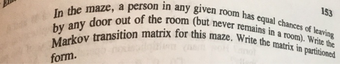 Solved 7. Consider the following Markov chain model. | Chegg.com
