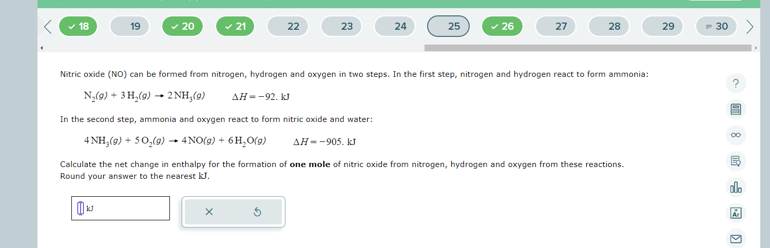 Solved N2(g)+3H2(g)→2NH3(g)ΔH=−92.kJ In the second step, | Chegg.com
