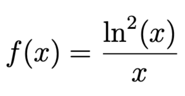 Solved what is the derivative of f(x)=ln2(x)x | Chegg.com