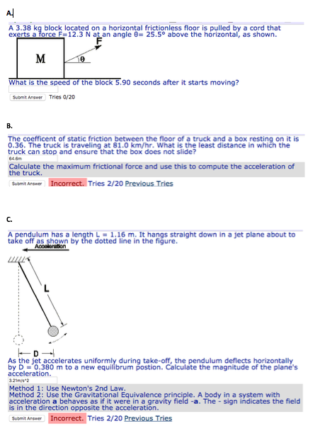 Solved A 3.38 kg block located on a horizontal frictionless | Chegg.com