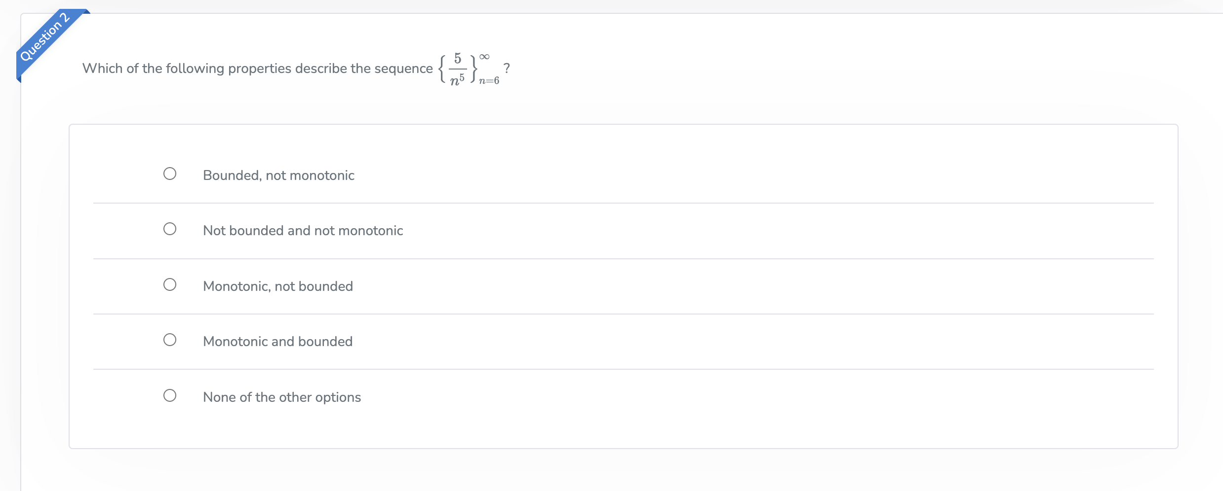 Solved Which of the following properties describe the | Chegg.com