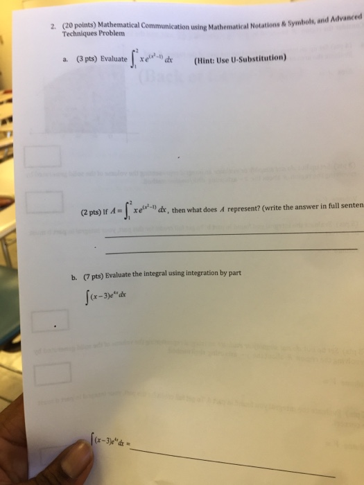 Solved Mathematical Communication using Mathematical | Chegg.com