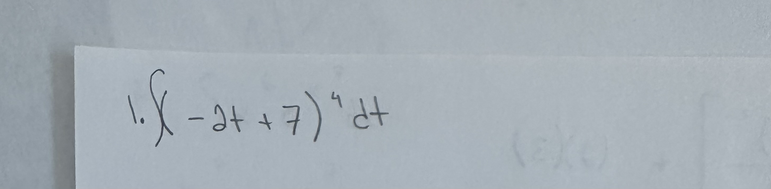 Solved 1 X−2t 7 4dt