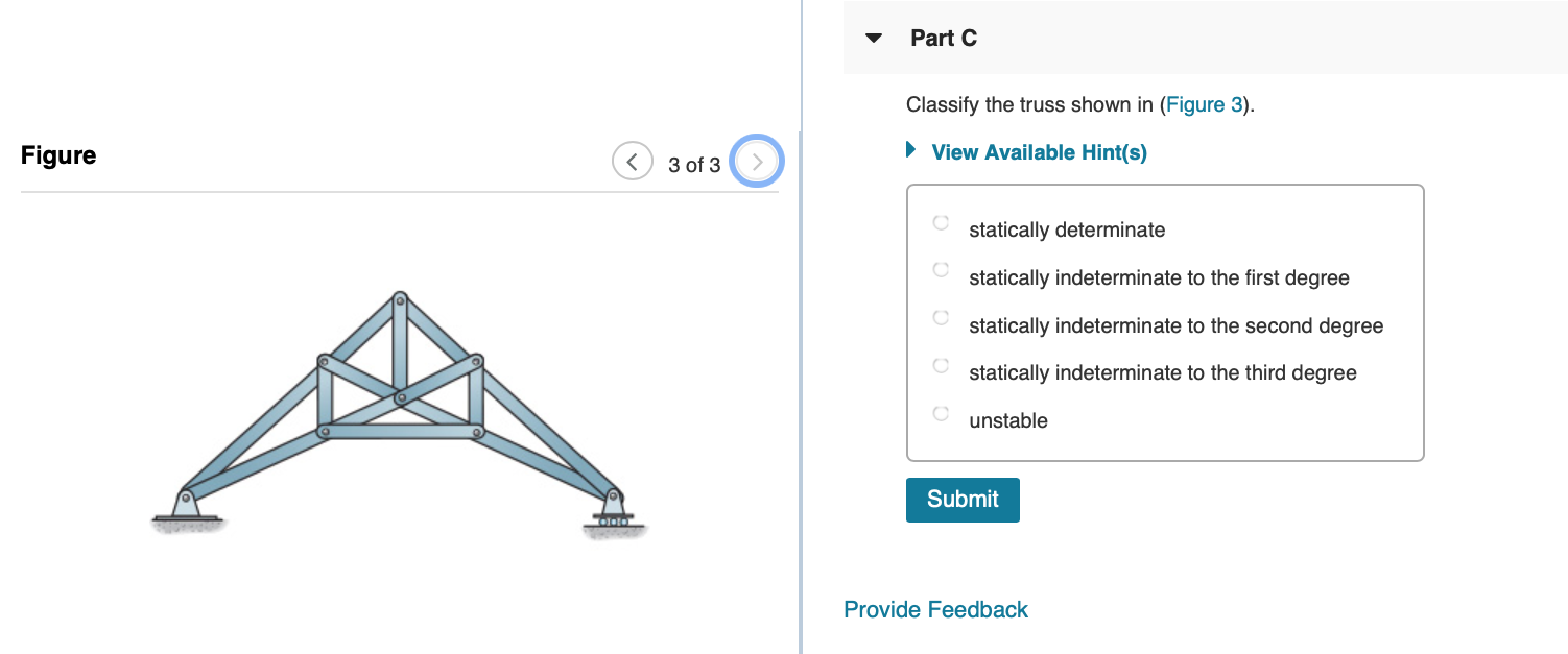 Solved Consider the trusses shown in (Figure 1), (Figure 2), | Chegg.com