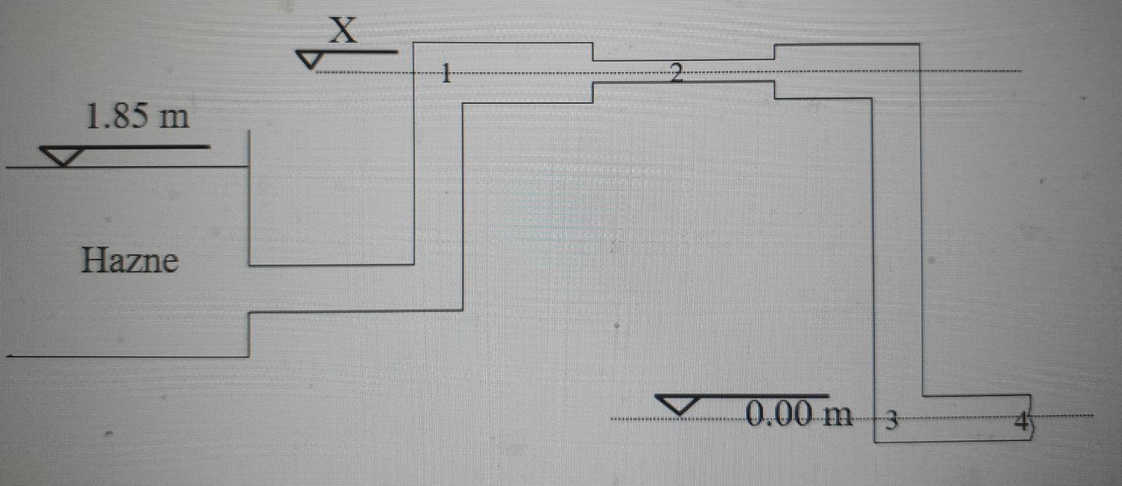 Solved With the pipe system in the figure, the water taken | Chegg.com