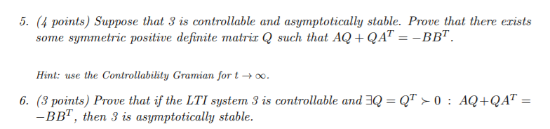 Problem 4 Observability Controllability And Internal