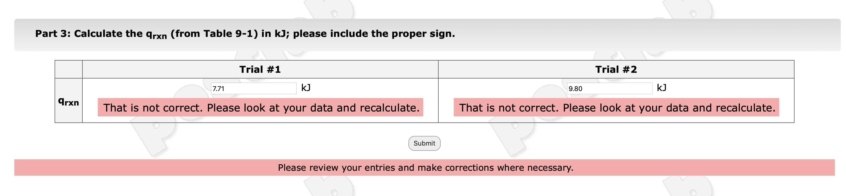 In This Question You Will Use Your Data From Table