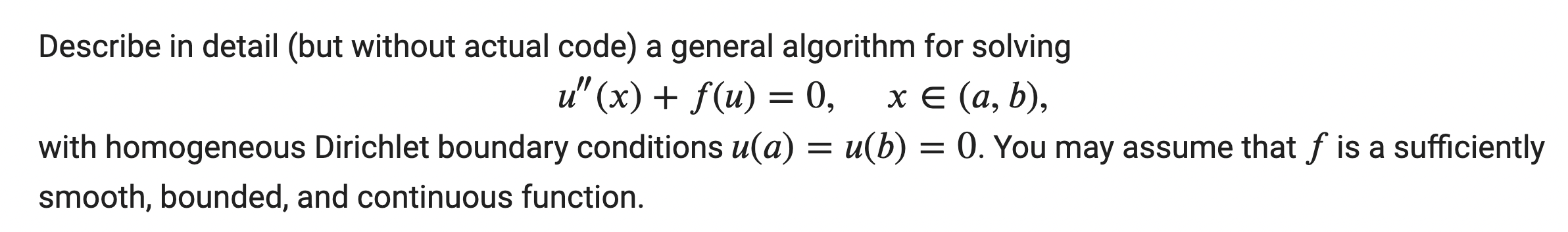 Solved Describe in detail (but without actual code) a | Chegg.com