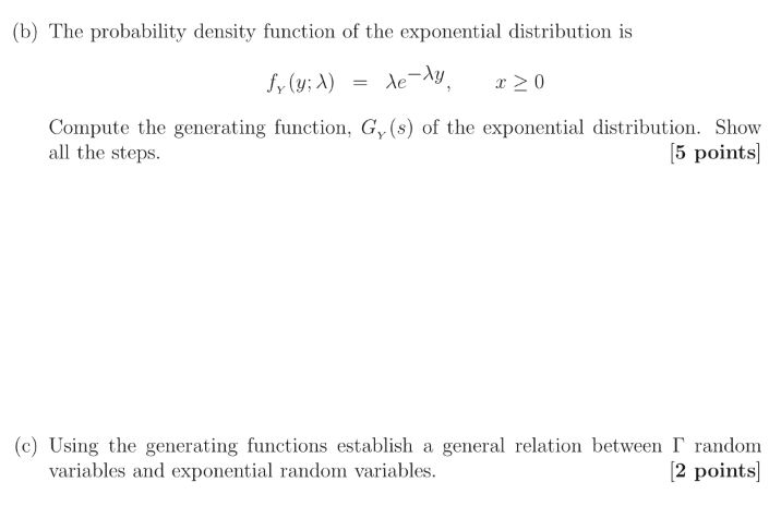 Solved This question has three parts. (a) The probability | Chegg.com