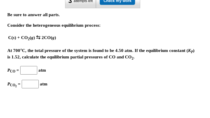 Solved Be sure to answer all parts. Consider the | Chegg.com