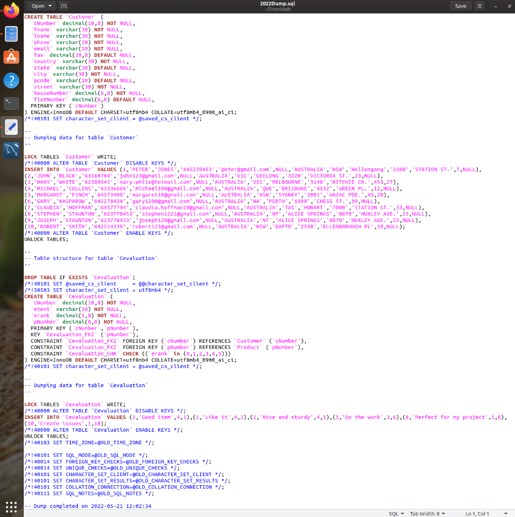 Solved Task 2 (3 marks) An objective if this task is to use | Chegg.com