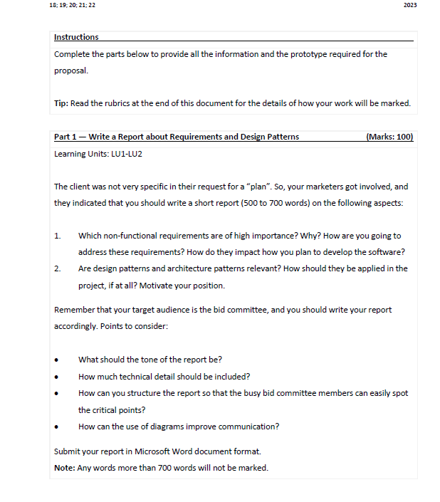 Solved Instructions Complete the parts below to provide all | Chegg.com