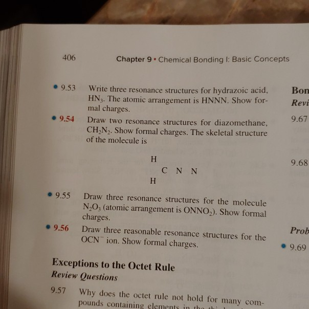 Solved Draw Two Resonance Structures For Diazomethane
