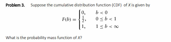 Solved Suppose the cumulative distribution function (CDF) of | Chegg.com