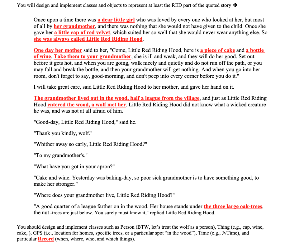 vill design and implement classes and objects to | Chegg.com