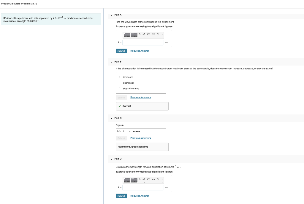 Solved Predict/Calculate Problem 28.19 - Part A IP A | Chegg.com