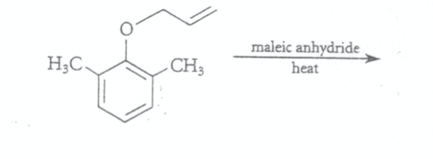 Solved H3C maleic anhydride heat CH; | Chegg.com